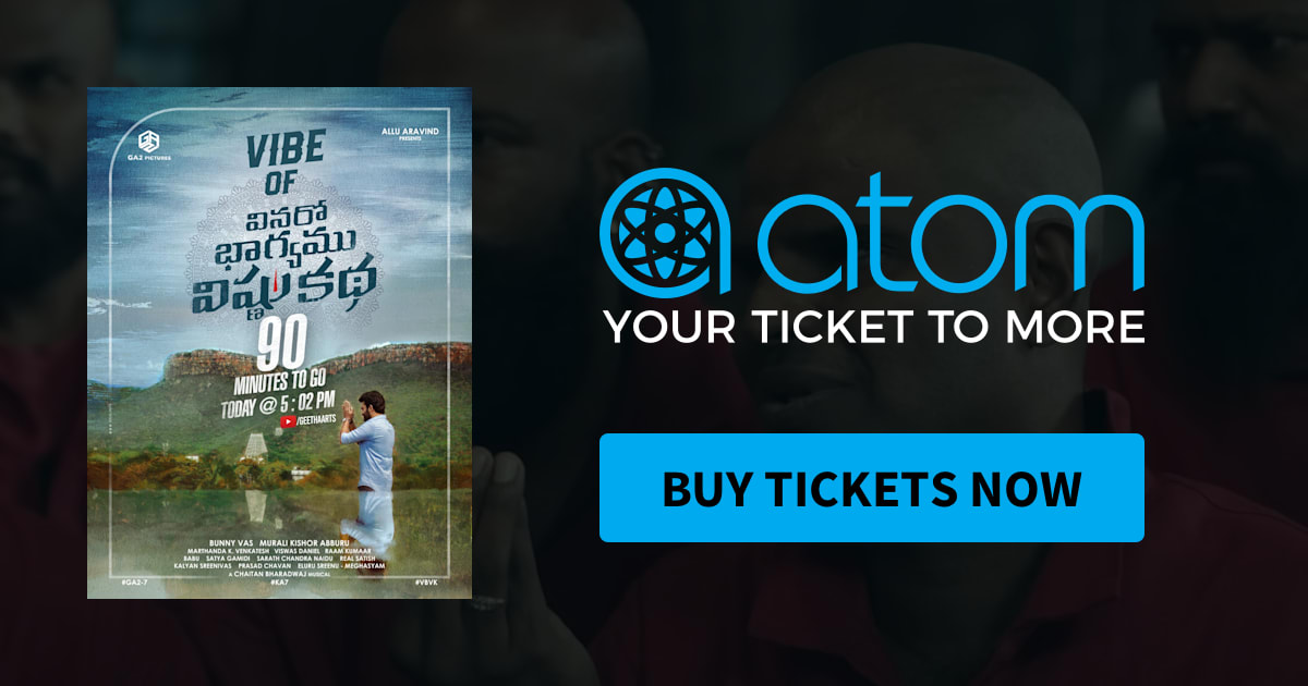 Vinaro Bhagyamu Vishnu Katha | Showtimes, Tickets & Reviews - Atom Tickets